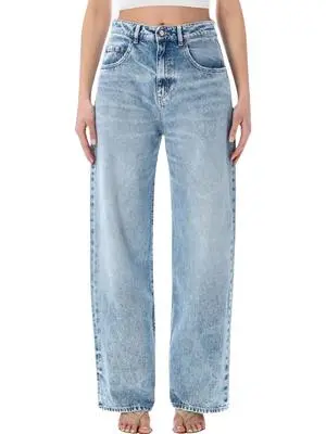ICON DENIM LOS ANGELES Wide Leg Jeans - Denim