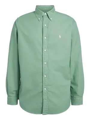 Polo Ralph Lauren Cotton Garment-dyed Oxford Shirt - Blue