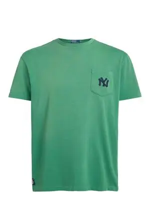 Polo Ralph Lauren Cotton Ny Yankees T-shirt - Grey