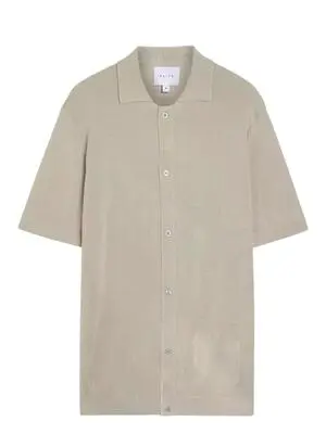 RAITH Knitted Short-sleeve Shirt - Neutrals