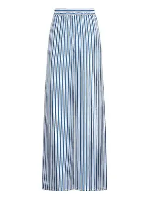 Max Mara Printed Wide-leg Trousers - Silk