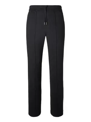 TOM FORD Straight-leg Wool, Silk And Cashmere-blend Sweatpants - Black