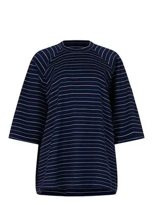CLOTHES BY LOCKER ROOM Oversized Striped T-shirt - Blue