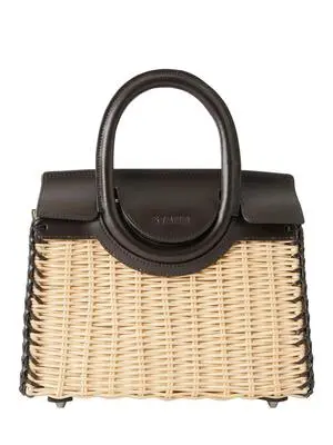 Staud STAUD Maude Mini Raffia Tote Neutrals