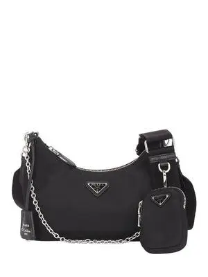 Prada Re-edition 2005 Re-nylon Shoulder Bag - Black