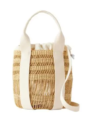 MUUÑ MUUÑ Mixy Raffia Bucket Bag