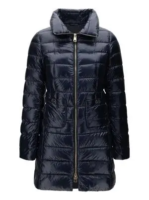 Herno HERNO Maria Quilted Down Jacket With High Collar Blue