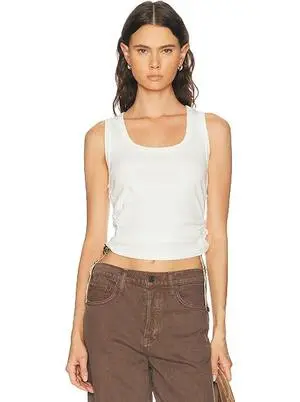 Burberry Tie Side Tank Top - Chalk