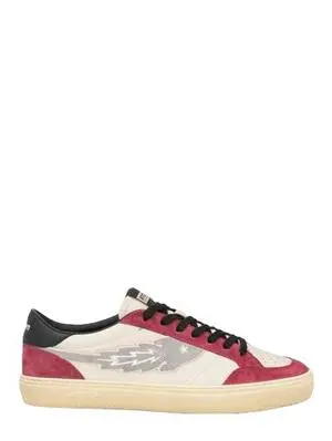 ENTERPRISE JAPAN Calfskin Low-top Sneakers - Red