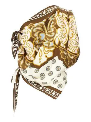 La DoubleJ Foulard Silk Top - Multicolor