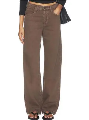 GRLFRND Bella Low Rise Boyfriend Jeans - Brownstone