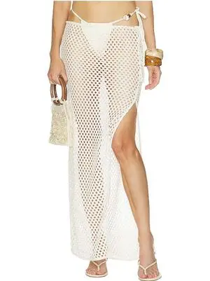 CAMILA COELHO Krina Maxi Skirt - Ivory