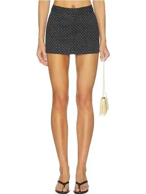 WeWoreWhat Low Rise Skort - Black