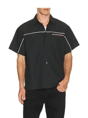 Obey Camber Woven Shirt In . Also - Black