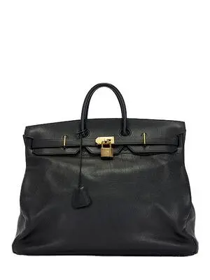 FWRD RENEW Hermes Ardennes Haut A Curroies Birkin 50 Handbag - Black