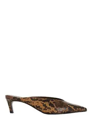 Schutz Loren Mid Mule Pump - Brown