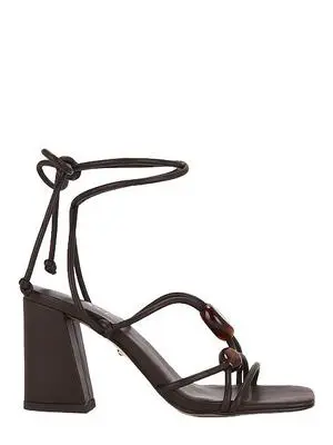 Raye Isra Sandal With Lace-up Ankle - Brown