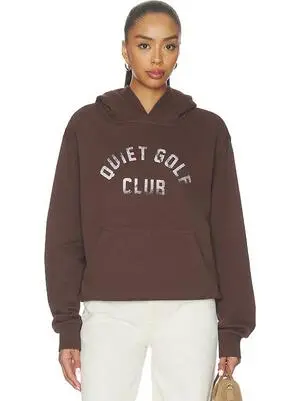 QUIET GOLF Qgc Hoodie - Brown