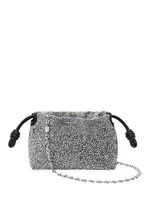 Loewe Flamenco Beads Mini Purse - Black/silver