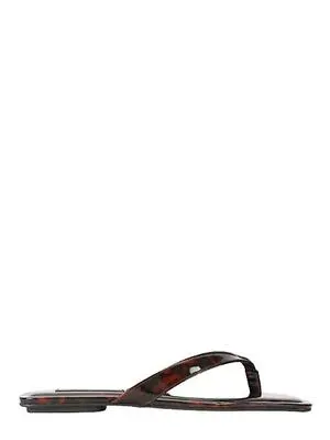 Steve Madden Trella Tortoiseshell Flat Sandals - Brown/oth