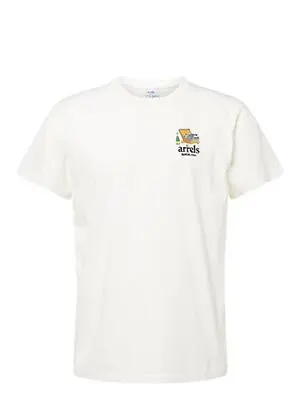 ARRELS BARCELONA X Cooper Stereo Crewneck Cotton-jersey T-shirt - White
