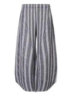 Issey Miyake Knitted Trousers - Gray