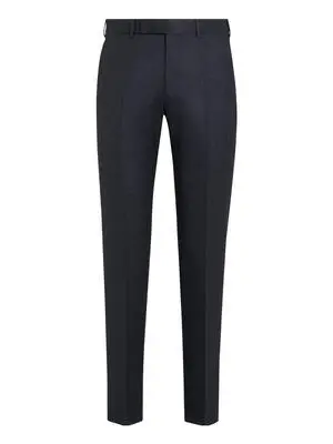 Zegna Tapered Leg Trousers - Black