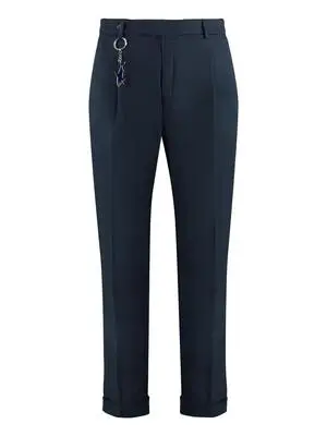 PAUL  SHARK Paul & Shark Tailored Trousers With Detachable Key Holder - Blue