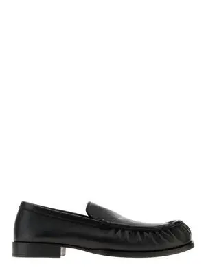 Dries Van Noten Leather Loafers - Black