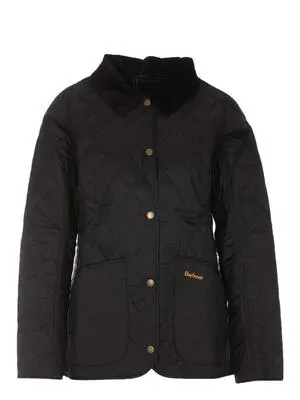 Barbour Annadale Quilted Jacket With Logo Embroidery - Black