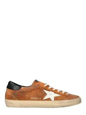 GOLDEN GOOSE Super Star Suede Trainers - Tan