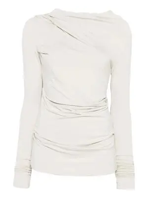 ENTIRE STUDIOS Long-sleeved Draped T-shirt - No