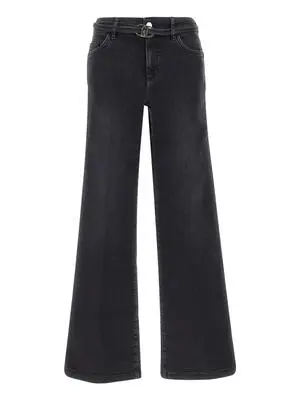 Liu Jo Belt-loop Pocket Jeans - Black