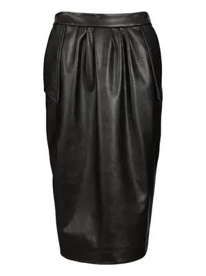Stella McCartney Pleated Midi Skirt - Black