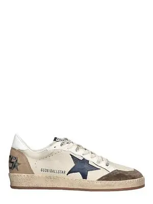 GOLDEN GOOSE Golden Goose Ball Star Leather Trainers White/navy