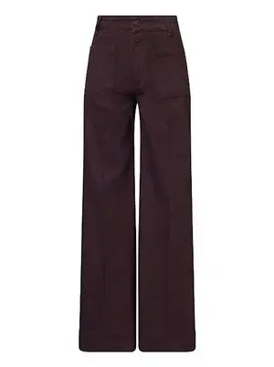 Victoria Beckham Alina Wide-leg Denim Jeans - Acai
