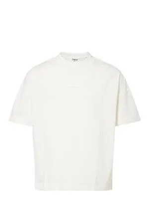 THE COUTURE CLUB Emblem Slub Graphic-print Cotton T-shirt - Pink