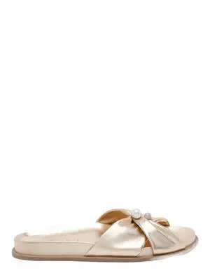 JIMMY CHOO Rafi Flat Sandals - Nude