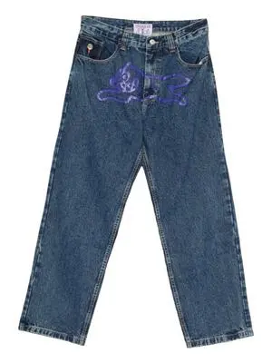 ICECREAM Belt Loop Jeans - Blue