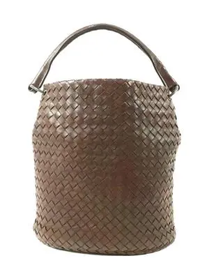 Bottega Veneta Intrecciato Bucket Bag - Brown