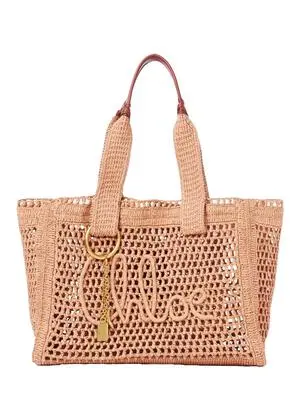 Chloé Raffia East-west Tote Bag - Multicolor