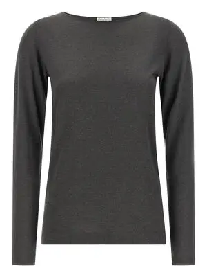 BRUNELLO CUCINELLI BRUNELLO CUCINELLI Sparkling Cashmere And Silk Knit Sweater