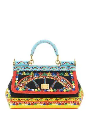 Dolce & Gabbana Sicily' Mini Handbag - Multicolor