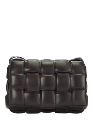 Bottega Veneta Maxi Intrecciato Padded Cassette Shoulder Bag - Brown