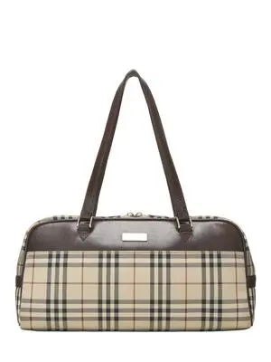 Burberry Long Bowler Bag - Brown
