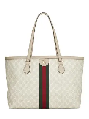 Gucci Ophidia Gg Supreme Canvas Tote - Beige