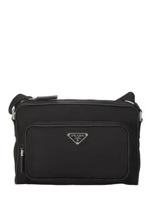 Prada Tessuto Messenger Bag - Black