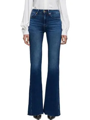 7 For All Mankind The Leggy High Rise Bootcut Jeans - Current