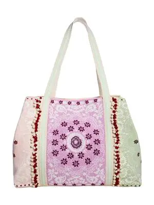 Aqua Bendita Embellished Large Tote - Multi