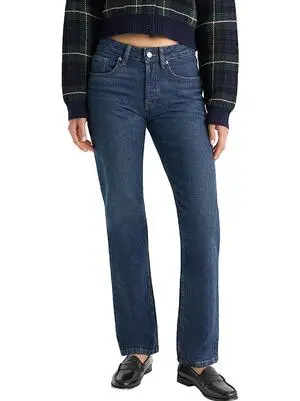 Good American Vintage Straight Jeans - Indigo